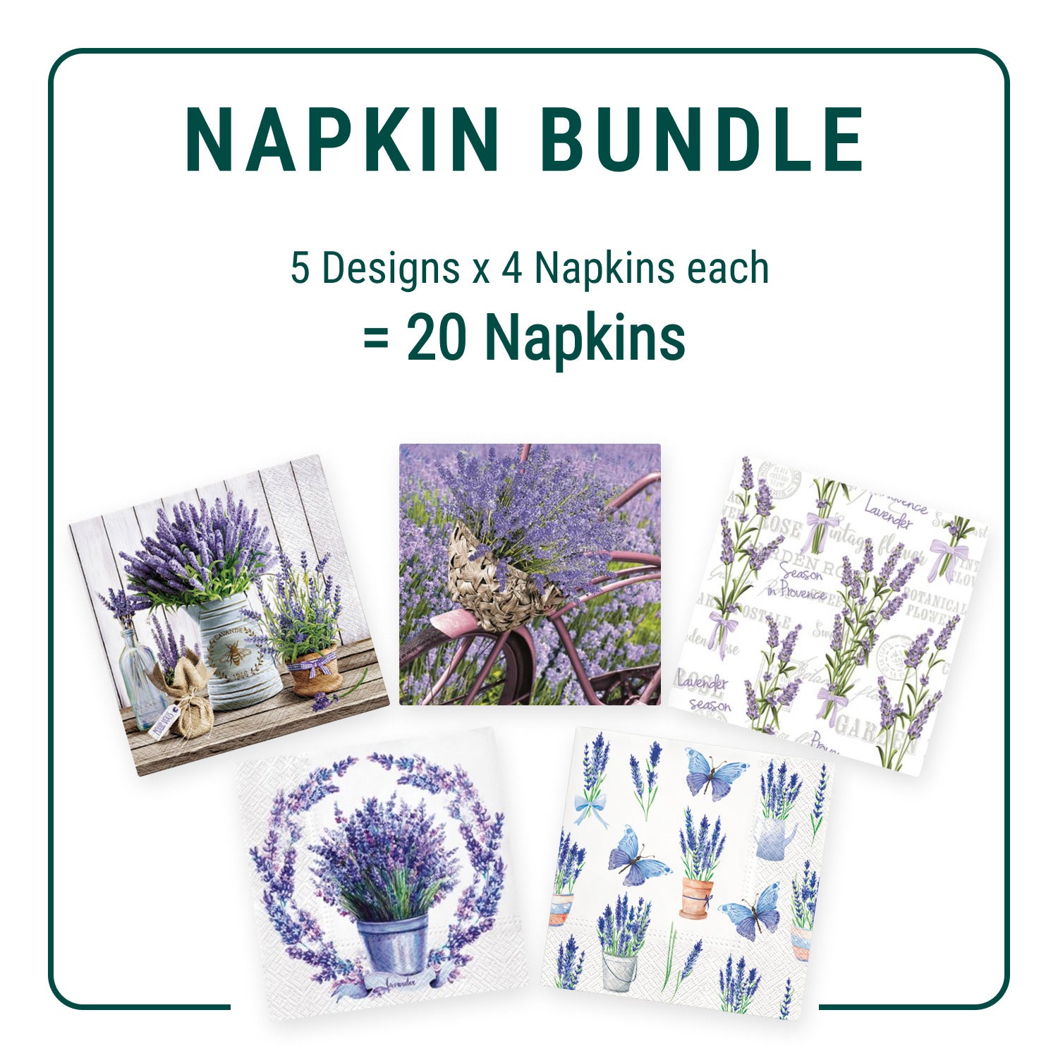 Bundle Napkins I Decoupage Napkins I Chsistmas Napkins